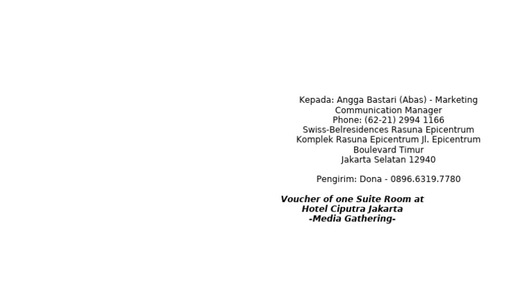 Envelope Draft (Small Size) | PDF