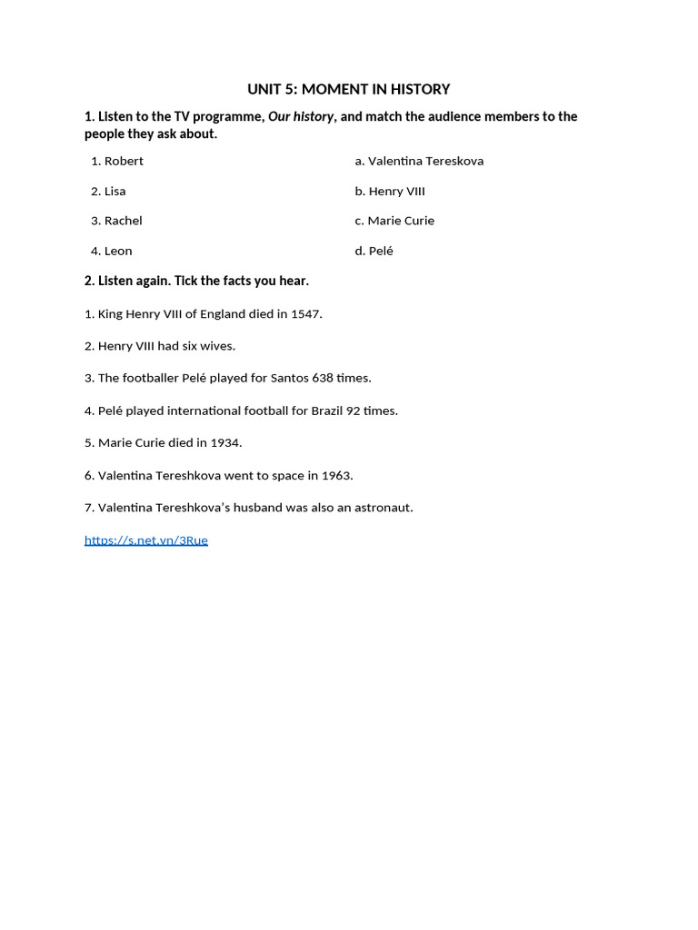 Key Historical Figures and Facts | PDF