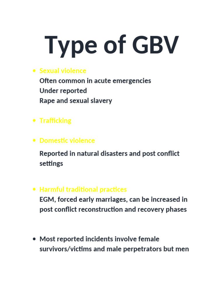 Type of GBV | PDF