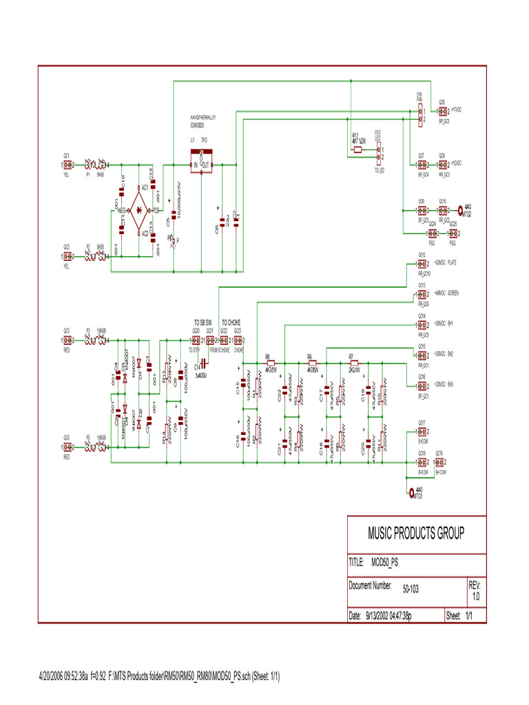 RM50 PSU {Scheme} | PDF