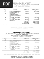 Template Nota Pembelian Thermal | PDF
