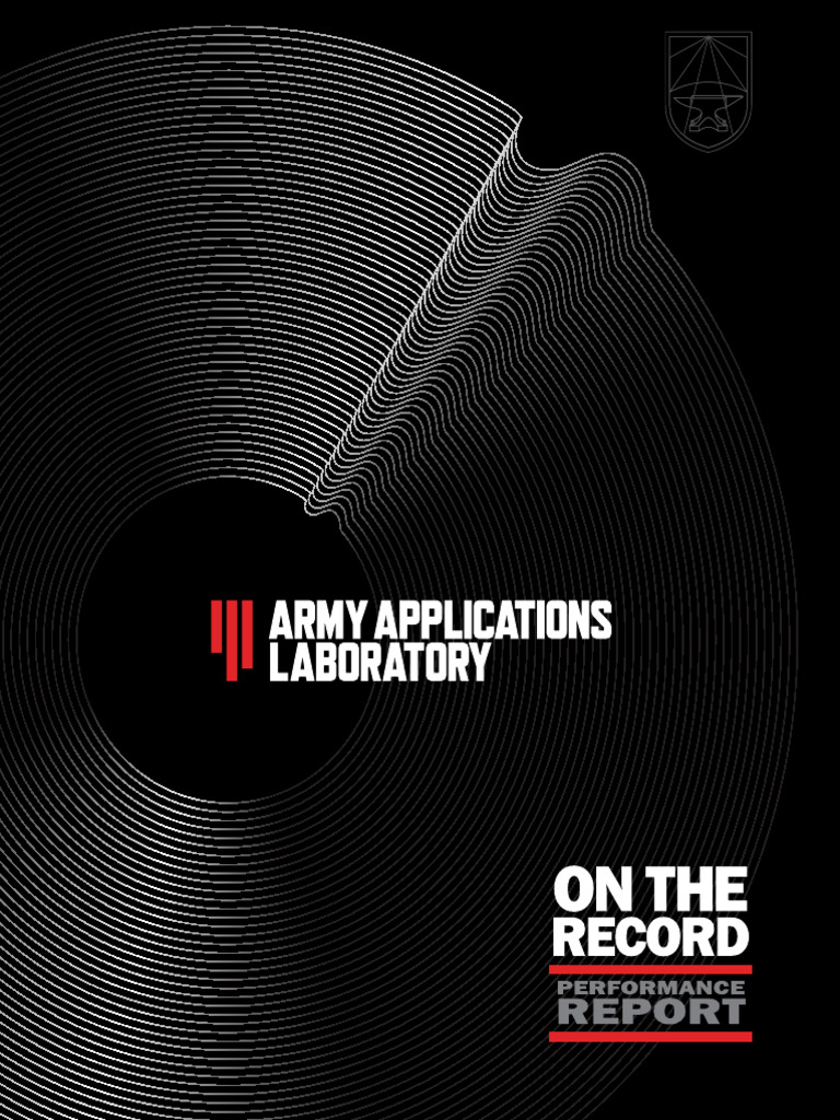 Army Application Laboratory Performance-Report | PDF | Innovation ...