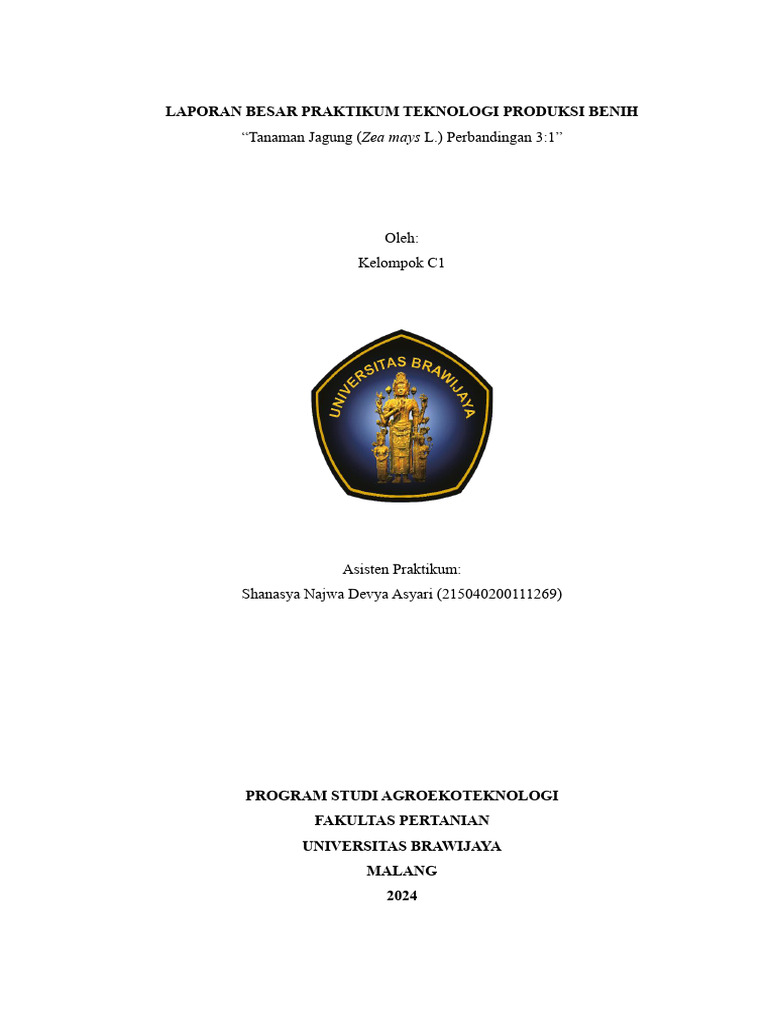 Tujuan Pembumbunan Tanaman Jagung | PDF