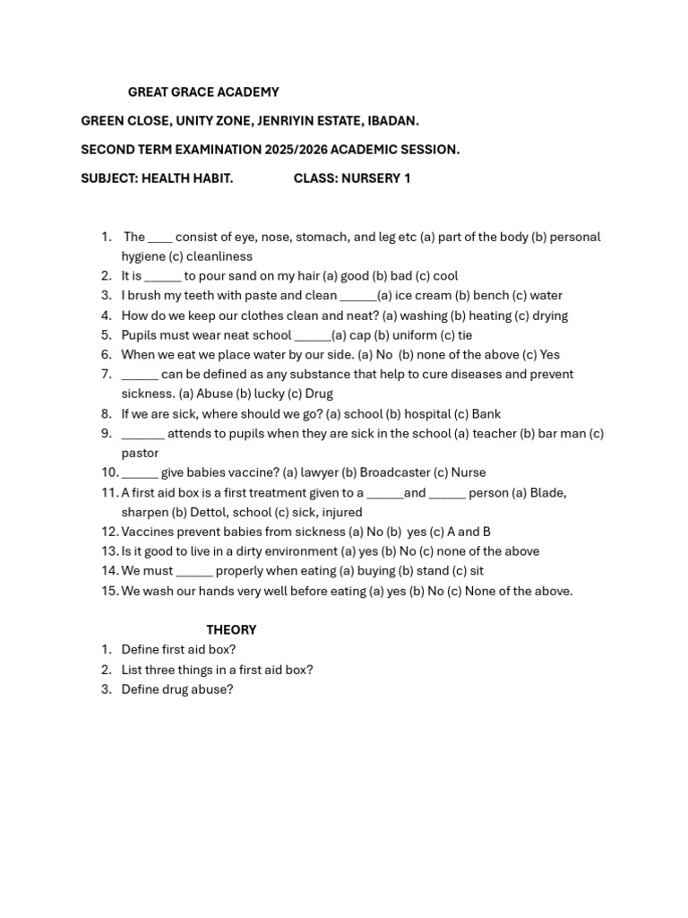 Health Habit N (1) | PDF