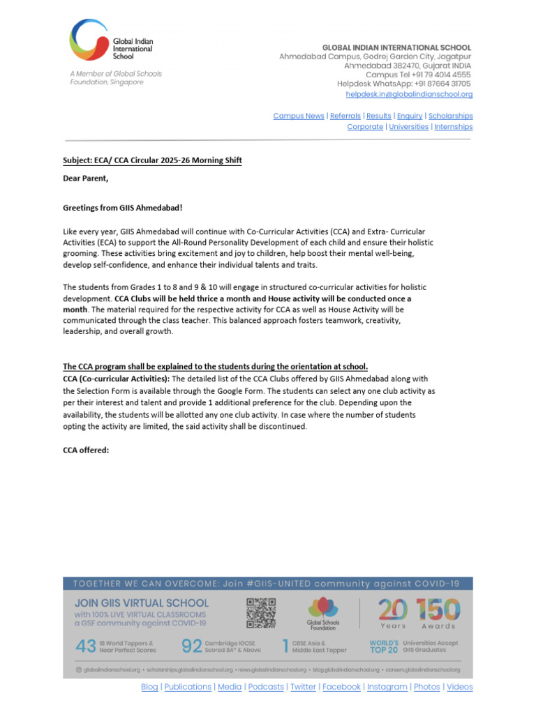 ECA CCA Circular Grade 5 MS | PDF