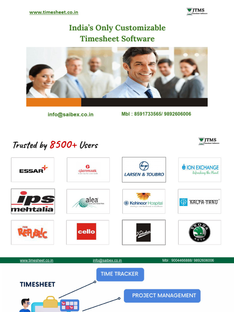 JTMS Timesheet Software N | PDF | Information Technology Management ...