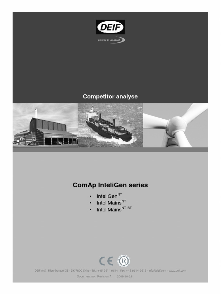AGC 200 Vs ComAp InteliGen Analysis | PDF | Mains Electricity | Personal Computers