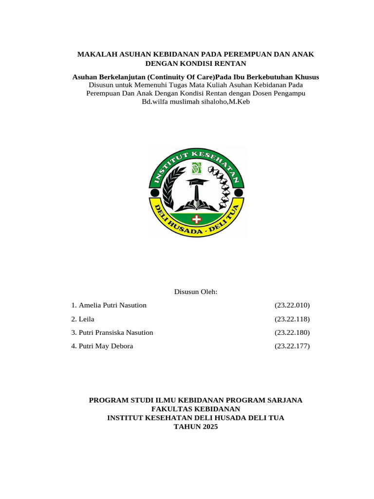 Makalah Kb Dan Pelayanan Kontrasepsi-Amel | PDF