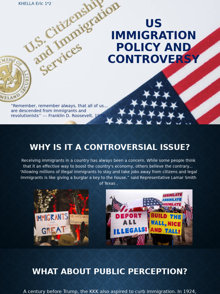 US Immigration Policy Overview | PDF | Ku Klux Klan | Politics Of The ...