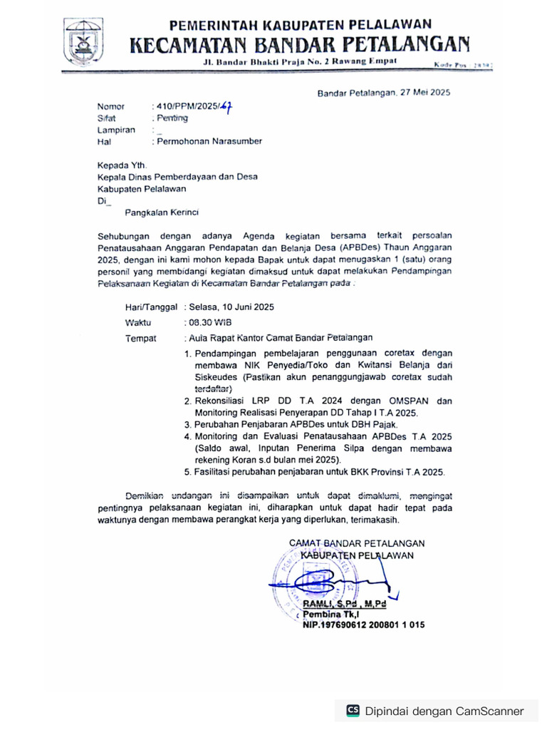 Permohonan Narsum | PDF