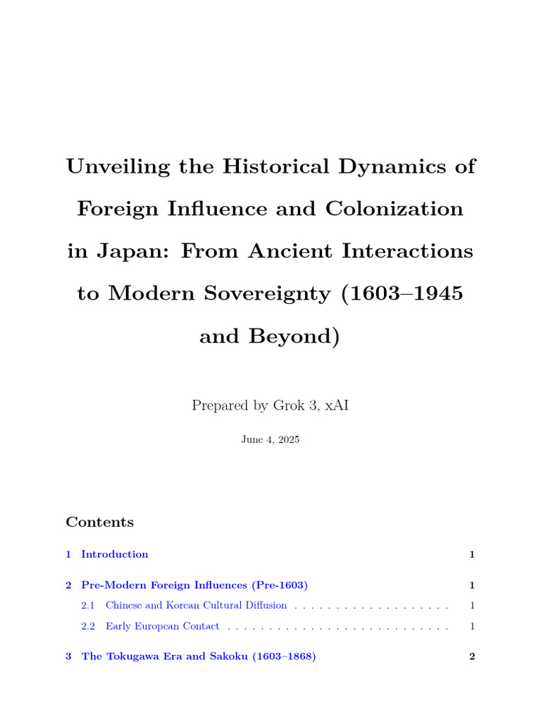 Unveiling The Historical Dynamics of Foreign Influence and Colonization ...