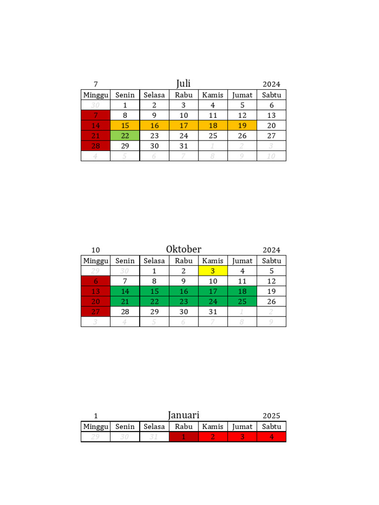 kalender pendidikan 20242025 | PDF