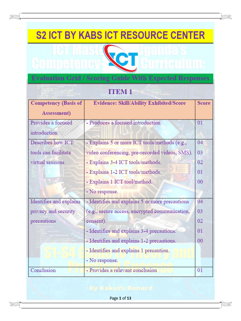 Giuide s2 Kabs Ict 1 Resource | PDF | Educational Technology | Internet