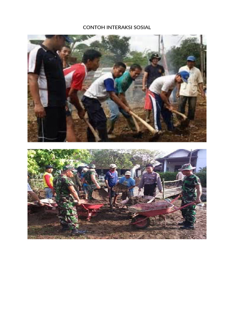 Contoh Interaksi Sosial | PDF