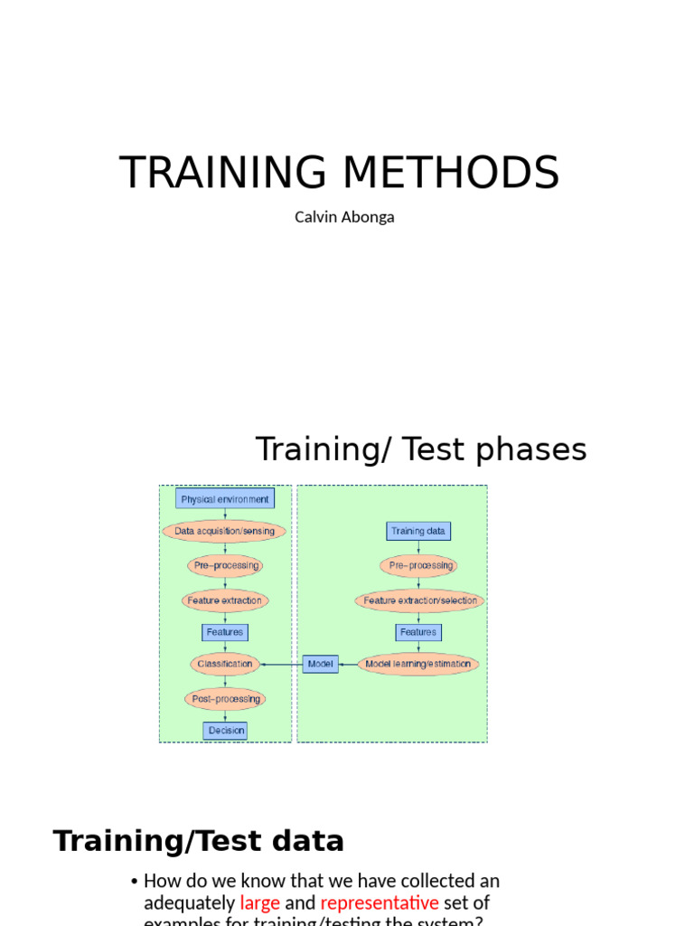 Lecture 12 - Training Methods | PDF | Sampling (Statistics ...