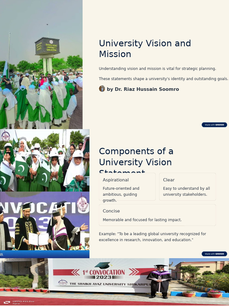 University Vision and Mission | PDF | Innovation | Knowledge
