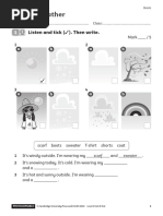 Cambridge Starters Reading & Writing Test | PDF