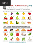 Memorama de Frutas Y Verduras | PDF
