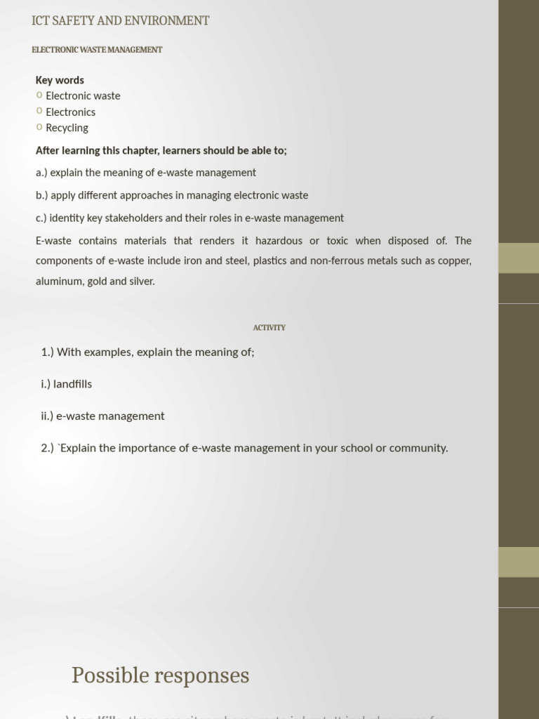 Understanding E-Waste Management | PDF | Malware | Electronic Waste