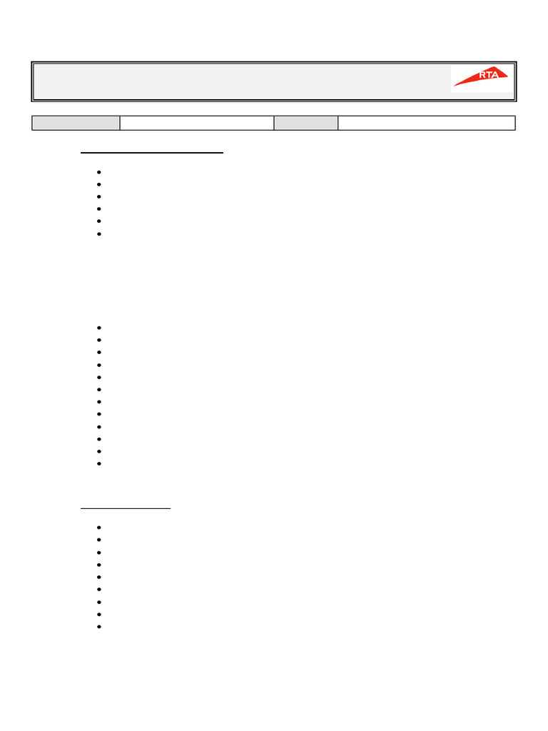 Roads Lighting Project Requirements Checklist | PDF | Transport ...