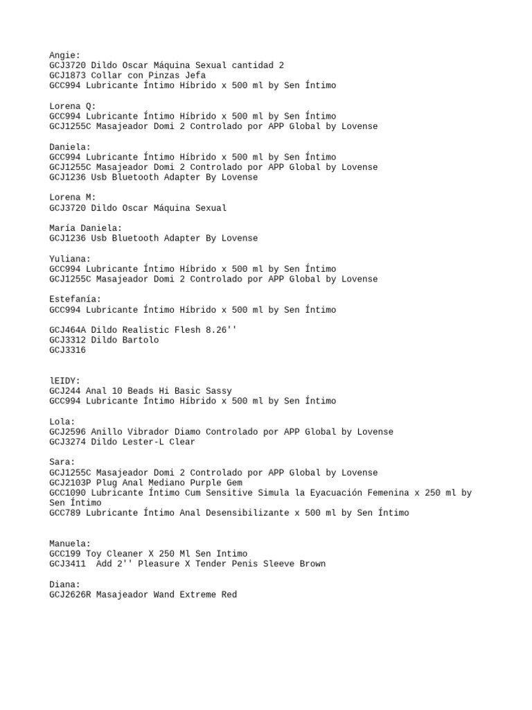 Pedido Guía Cereza | PDF