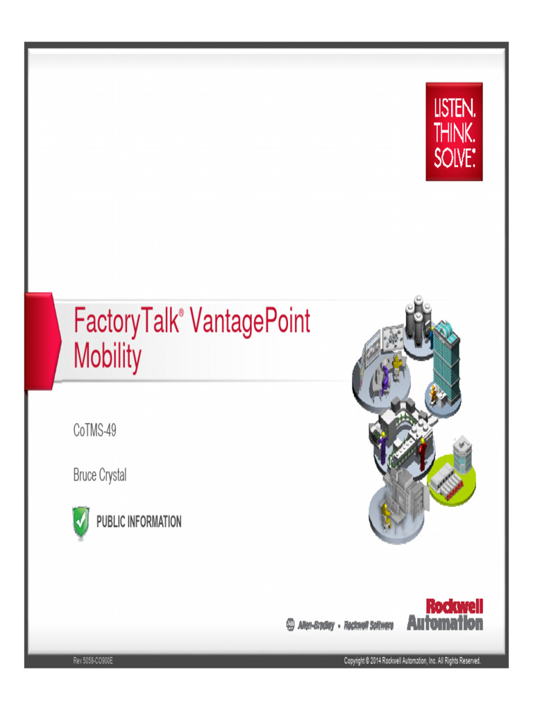CoTMS-49 - FactoryTalk VantagePoint Mobile Capabilities - PPT | PDF | Databases | Automation