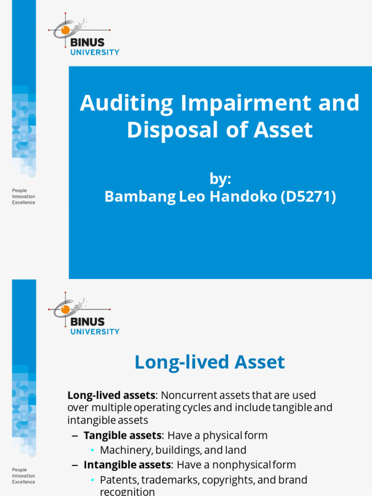 Auditing Impairment Dan Disposal of Asset | PDF