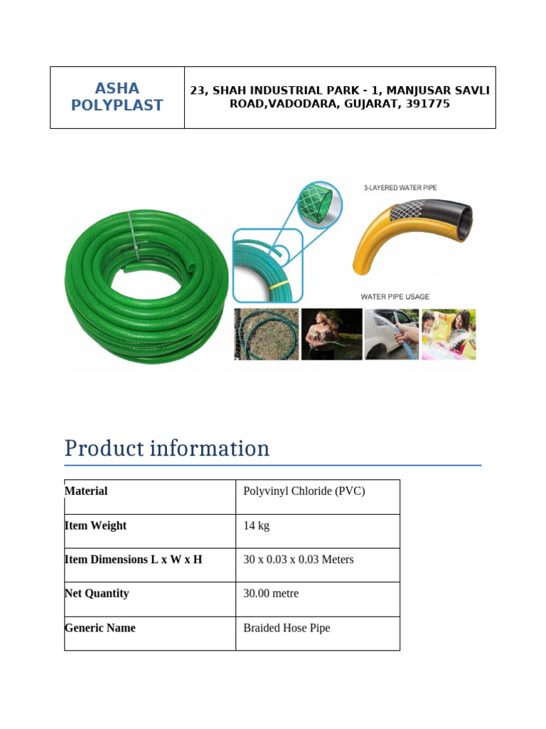 Asha Polyplast | PDF