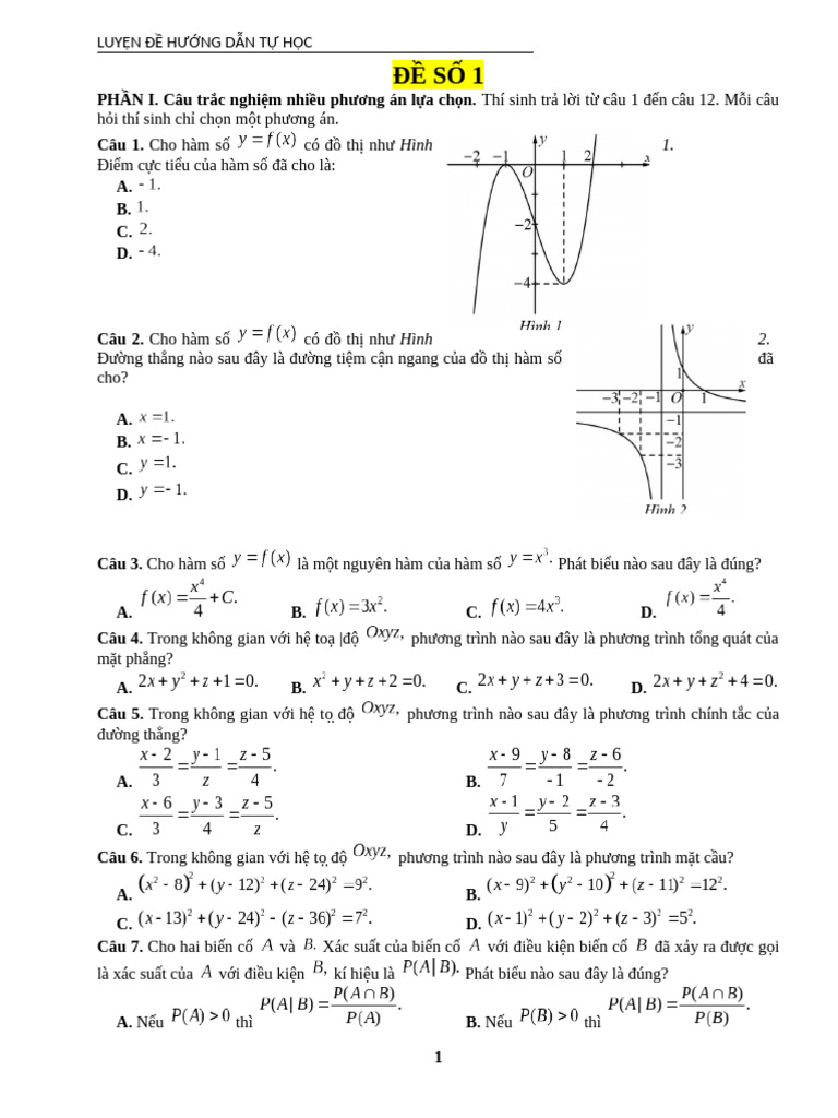 6 Đề Đề Luyện HDTH | PDF
