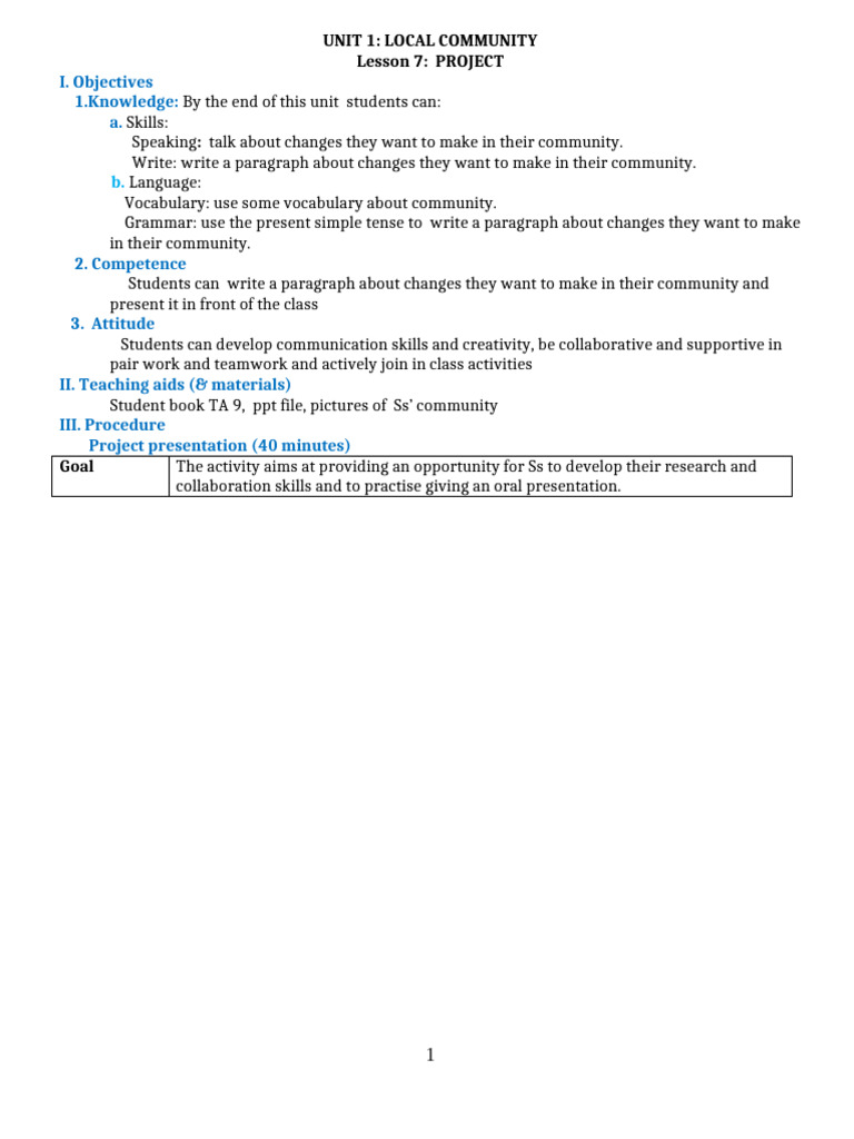 Unit 1 Period 7 Project | PDF | Learning | Human Communication