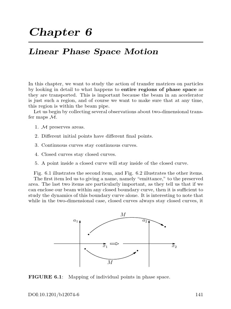 Linear Phase Space Motion | PDF | Ellipse | Matrix (Mathematics)