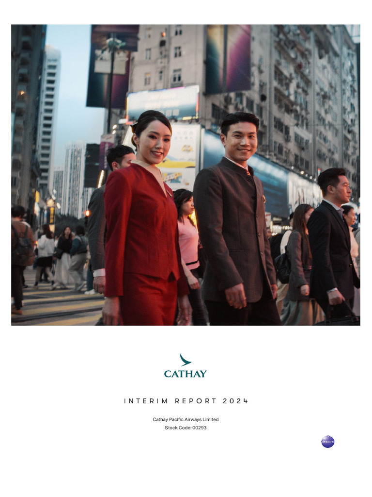 Cathay 2024 Annual Report | PDF | Civil Aviation | Transport