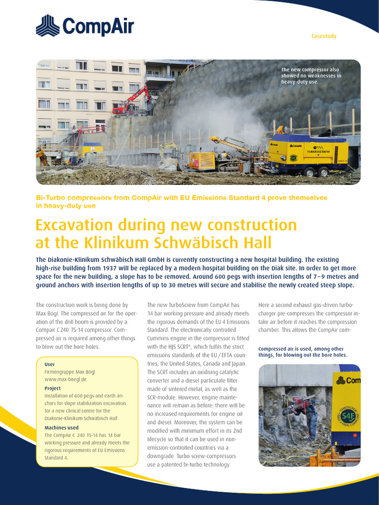 Constructing The Klinikum Schwabish Hall | PDF | Diesel Engine ...