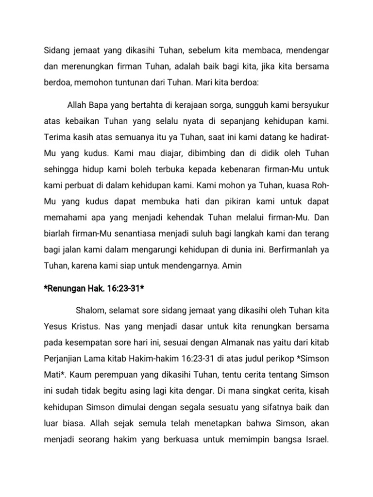 Khotbah SPPer (7) 4 Okt | PDF