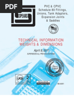 Cosmoplast Technical Manual | PDF | Polyvinyl Chloride | Pipe (Fluid Conveyance)
