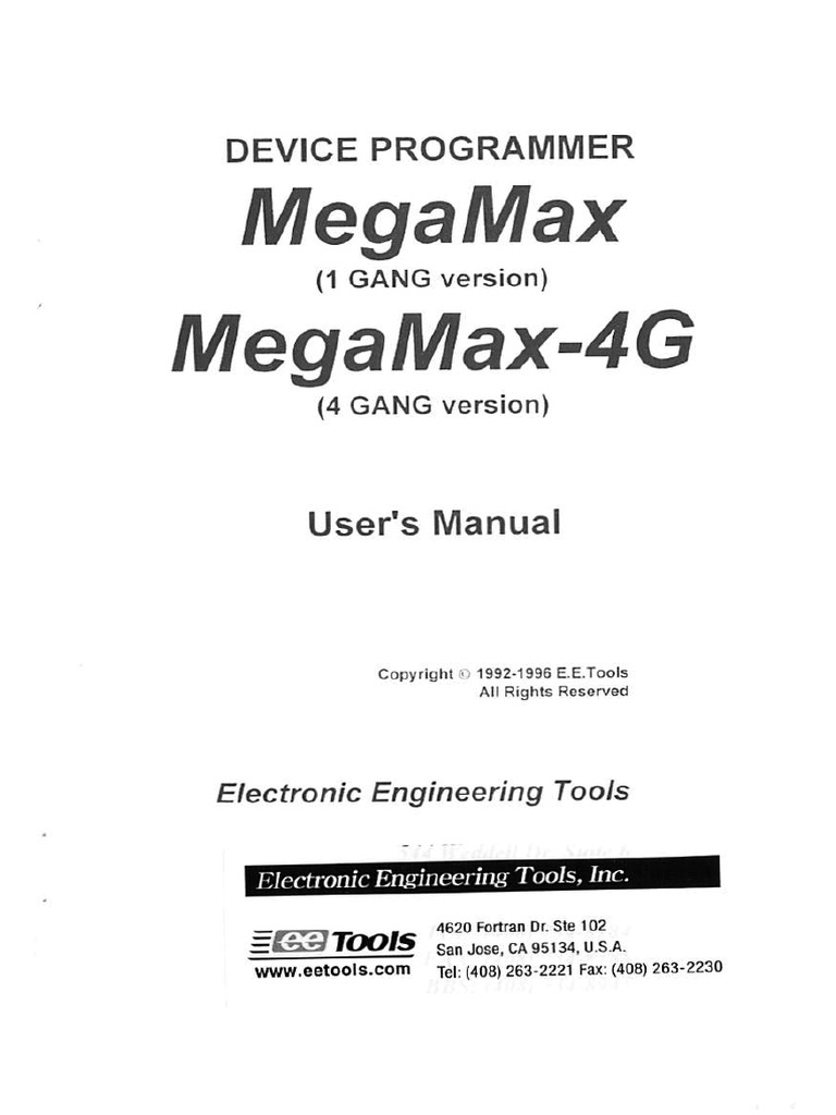 MegaMax Manual | PDF