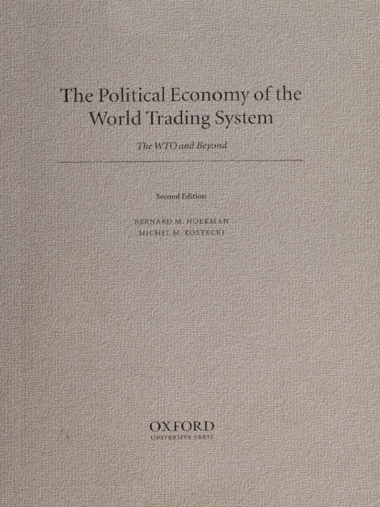 The Political Economy of The World Tradi | PDF | International Trade ...