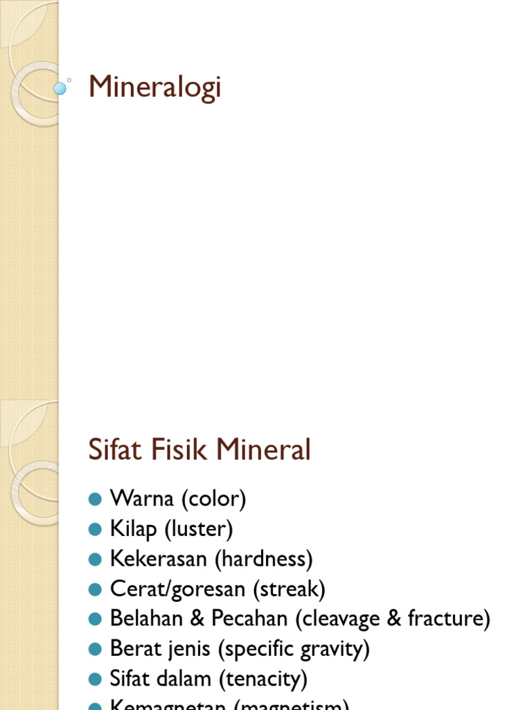 Mineralogi Fisik | PDF