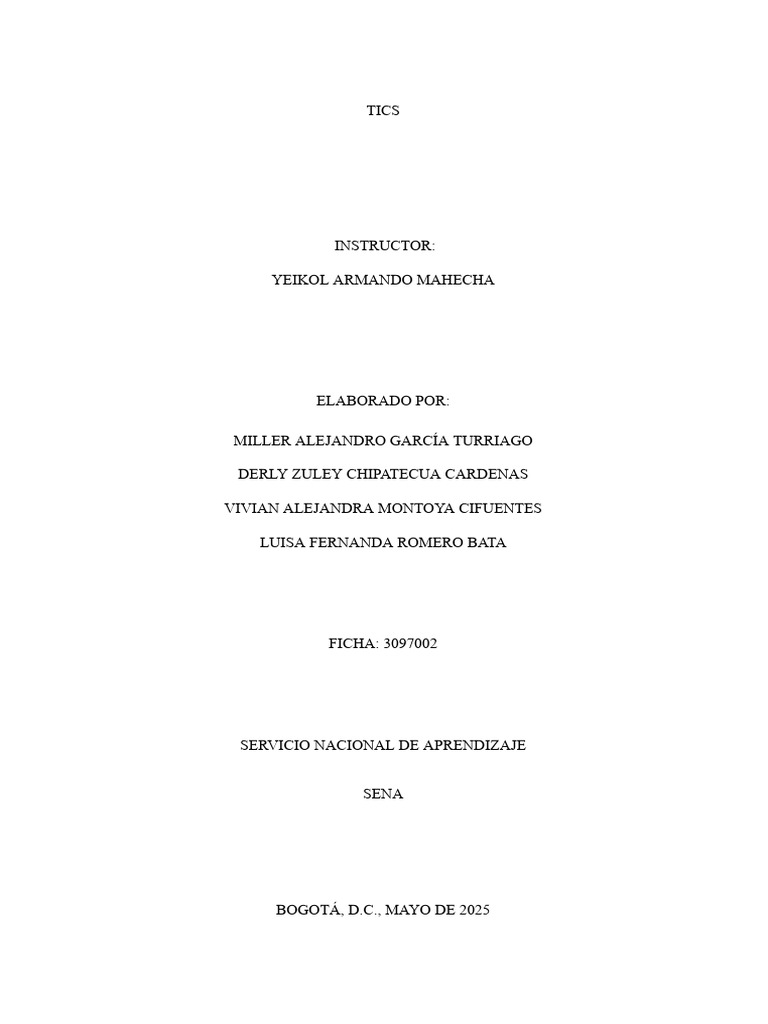 Actividad TICS | PDF | Microsoft Word | Microsoft Office