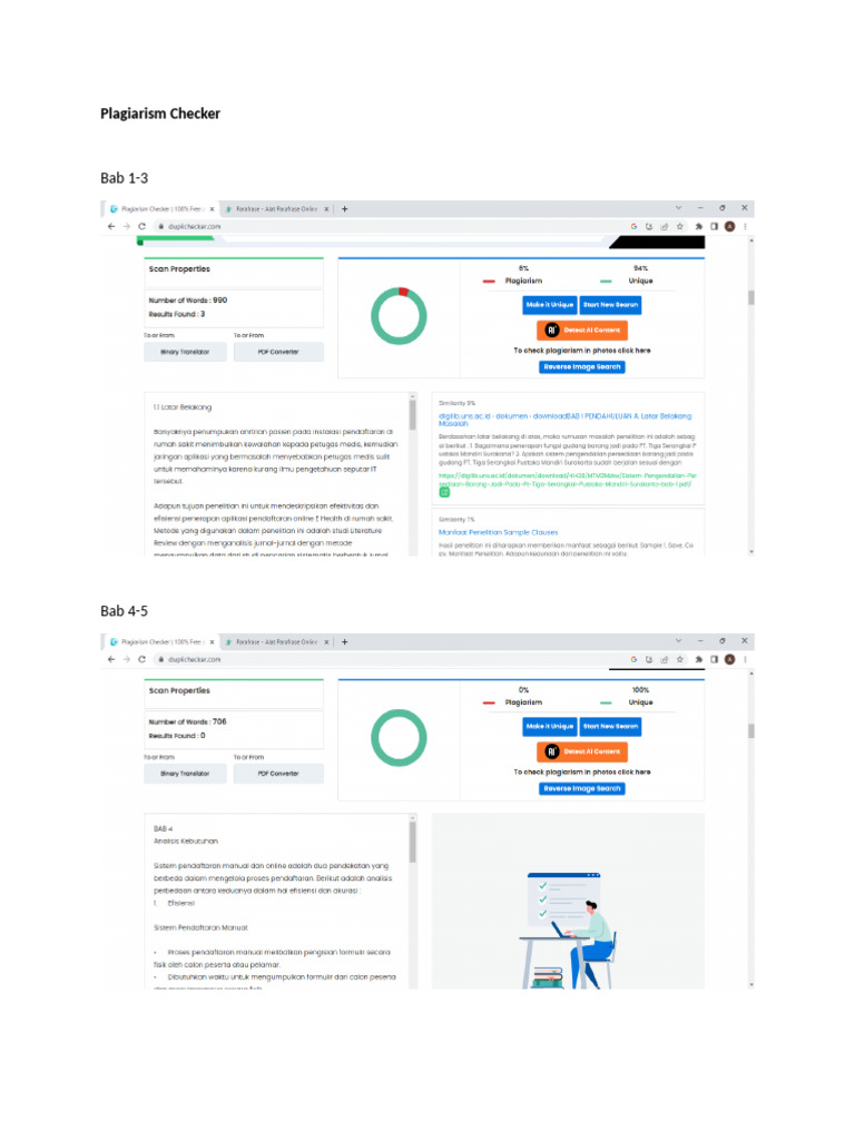 Plagiarism Checker | PDF