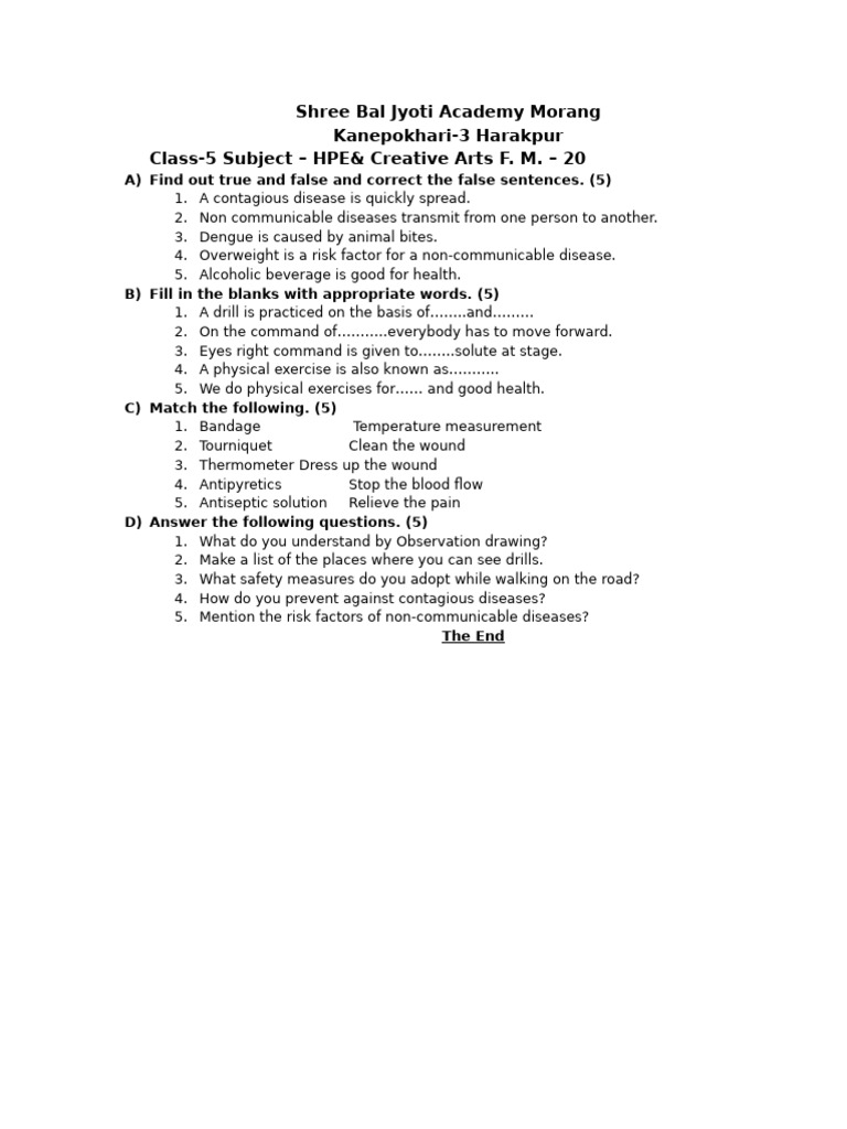 Health 5 | PDF