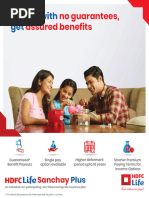 HDFC Life Smart Protect Plan Overview | PDF | Insurance | Present Value