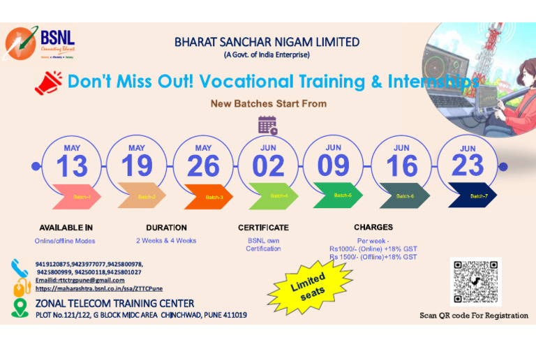 BSNL VT Internship Brochure | PDF