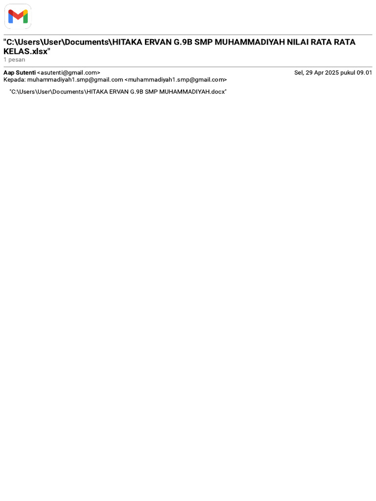 Gmail - C - Users - User - Documents - Hitaka Ervan g.9b SMP Muhammadiyah Nilai Rata Rata Kelas ...