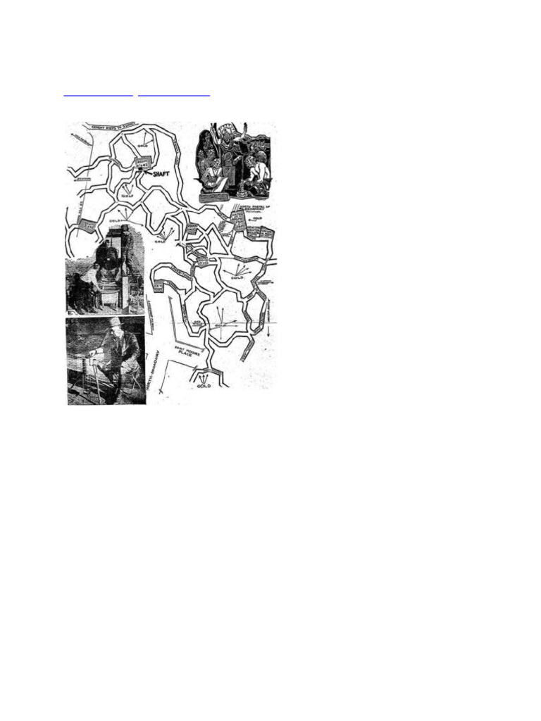 A 1934 Map of The Secret Lizard City Under Los Angeles | PDF | Tunnel