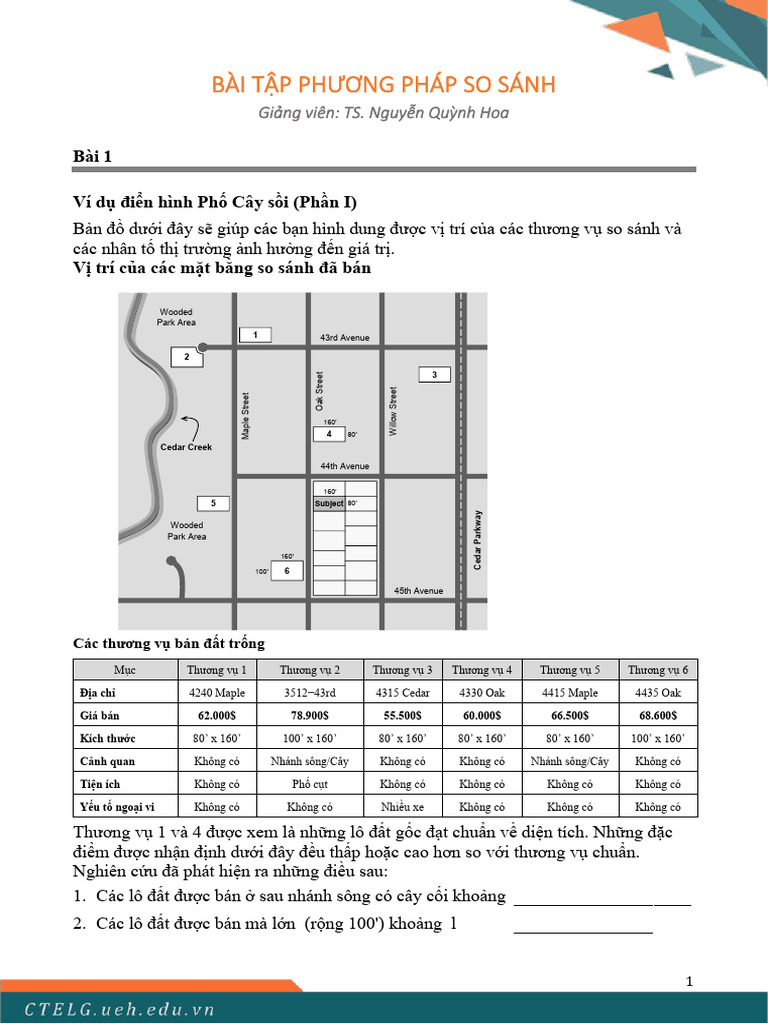 Bai Tap PP So Sanh 2024 - Co Hoa | PDF