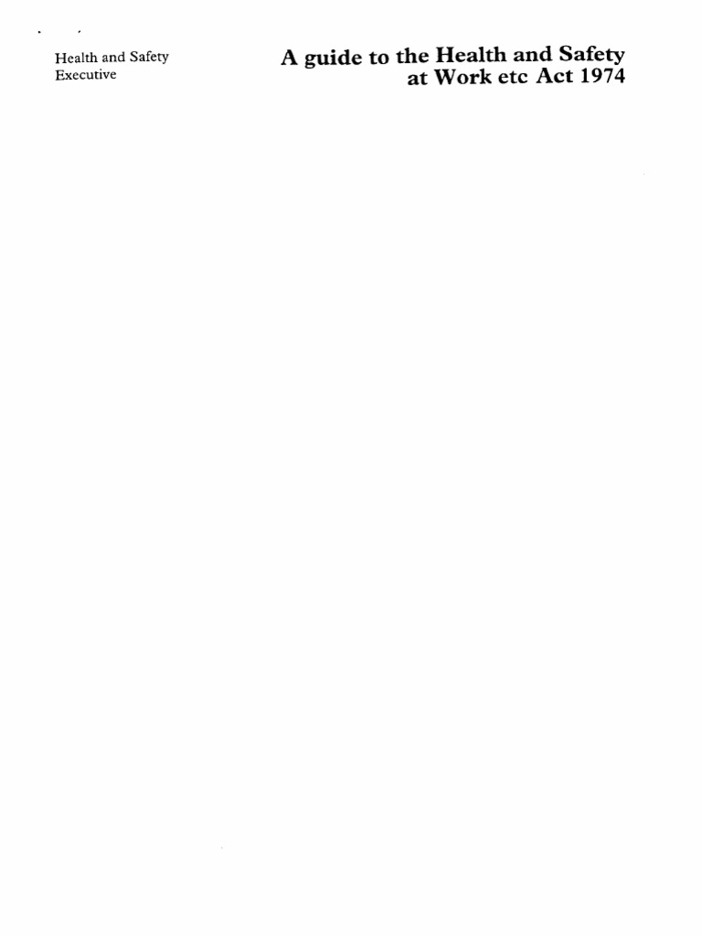 A Guide To Hasawa | PDF | Employment | Occupational Safety And Health