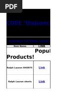 Reps Haul Spreadsheet | PDF | Renminbi | Fashion