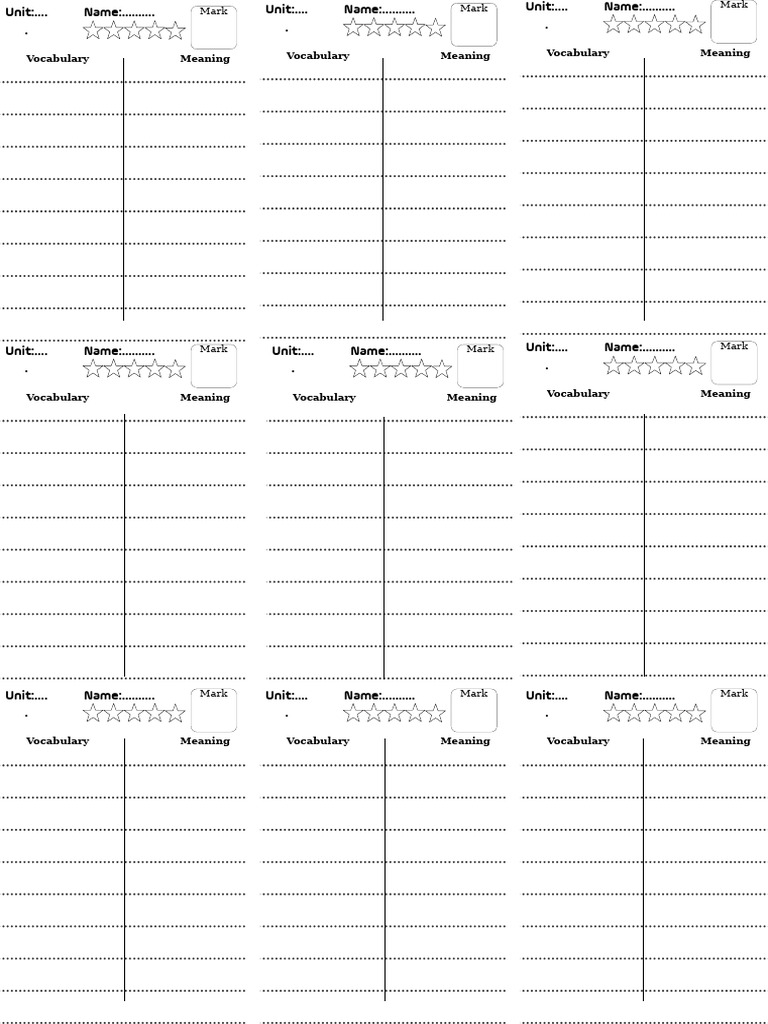 Sheet Check Vocab | PDF