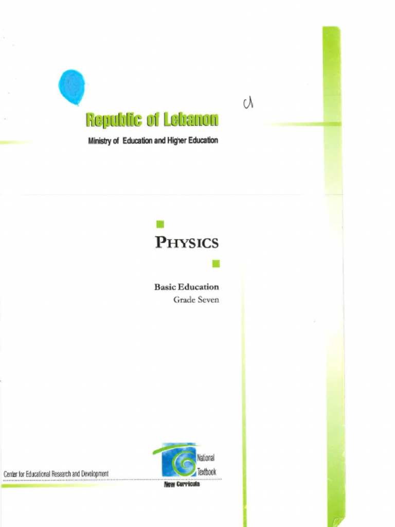 Physics Grade 7 | PDF